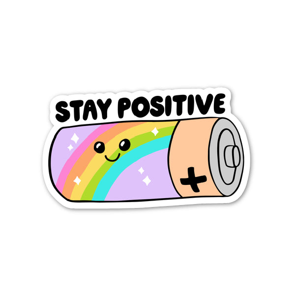 Stay Positive Sticker – BOOK/SHOP, etc.
